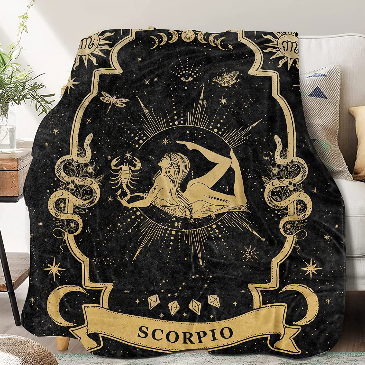 Scorpio Gifts, Scorpio Zodiac Blanket 60"X50", Scorpio Zodiac Gifts for ...
