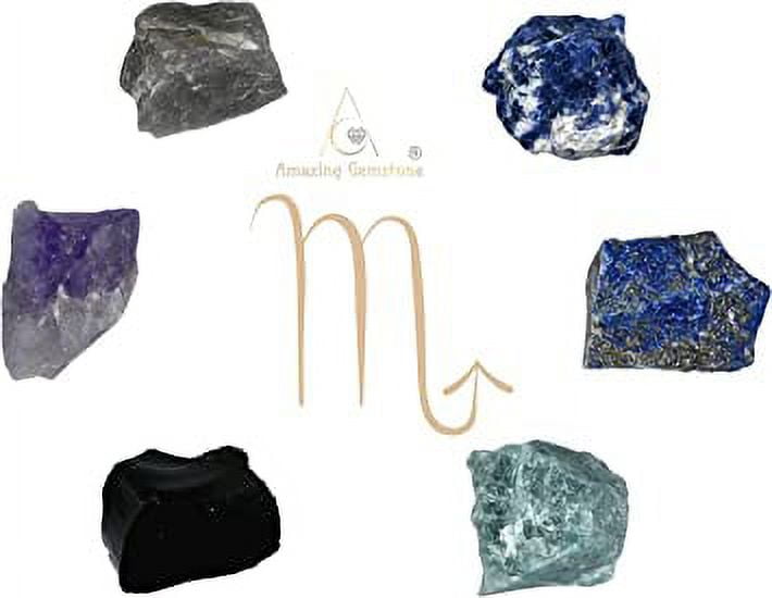 Scorpio Healing Crystal Set, Zodiac Birthstone Kit for Gift - Walmart.com
