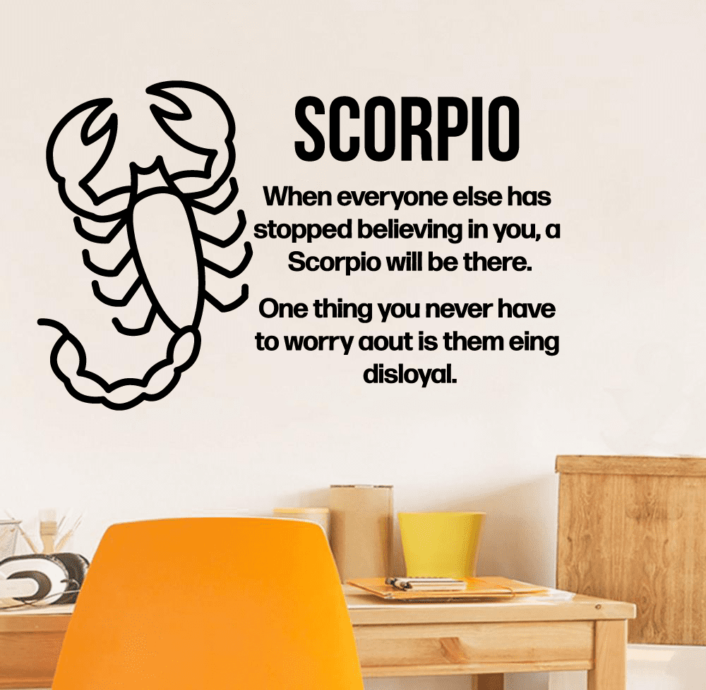 Scorpio Horoscope Zodiac Water Sign Scorpio Will Be There Never Have To ...