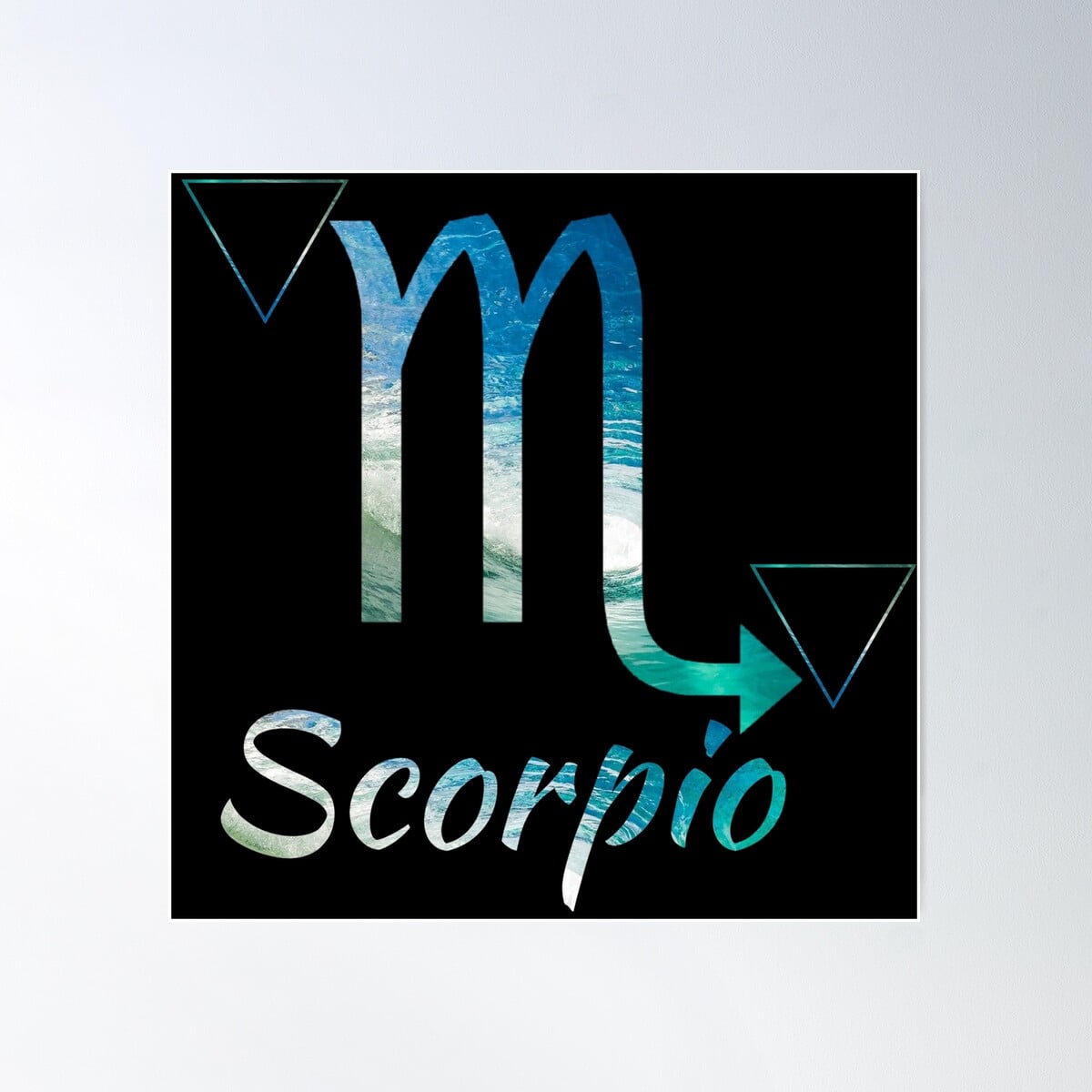 Scorpio Poster Wall Art, Modern Wall Decor For Living Room Bedroom ...