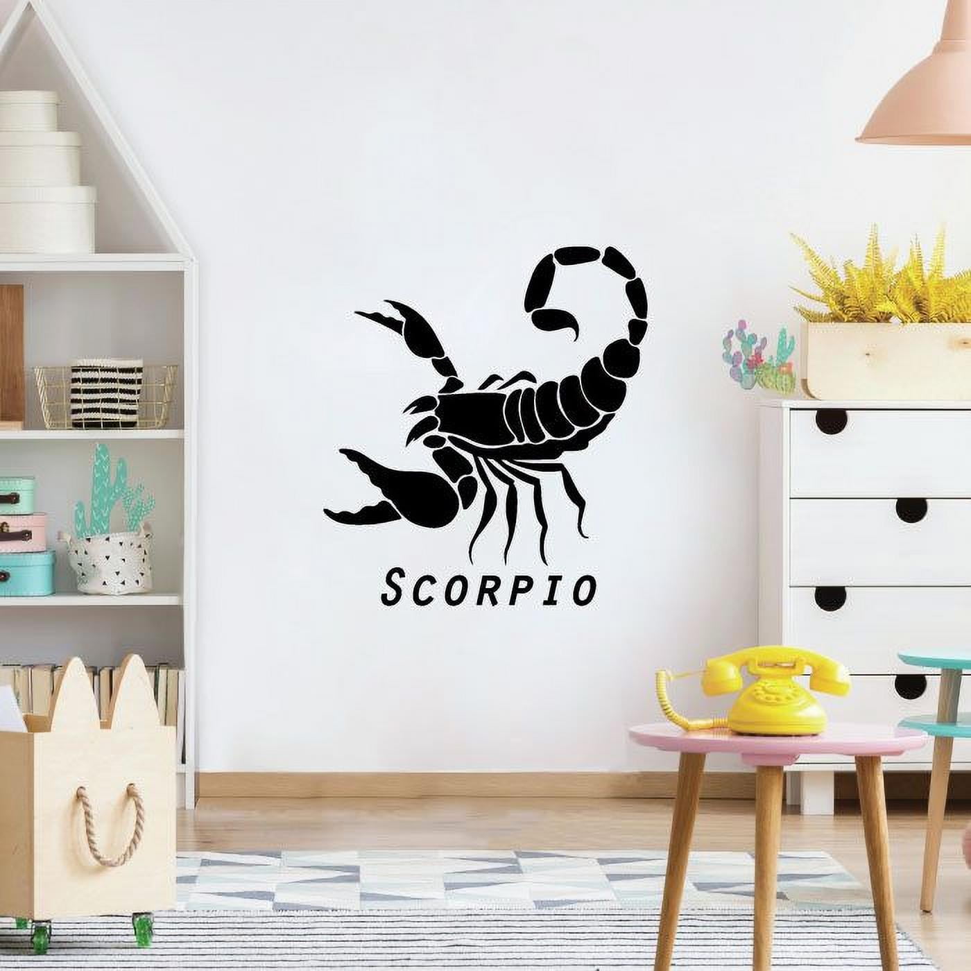 Scorpio Scorpion Silhouette Water Sign Symbol Horoscope Astrological ...