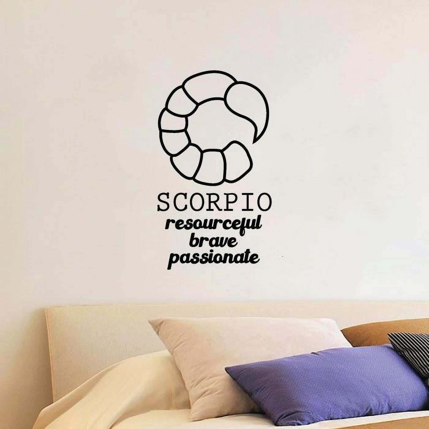 Scorpio Scorpion Silhouette Water Sign Symbol Resourceful Brave ...