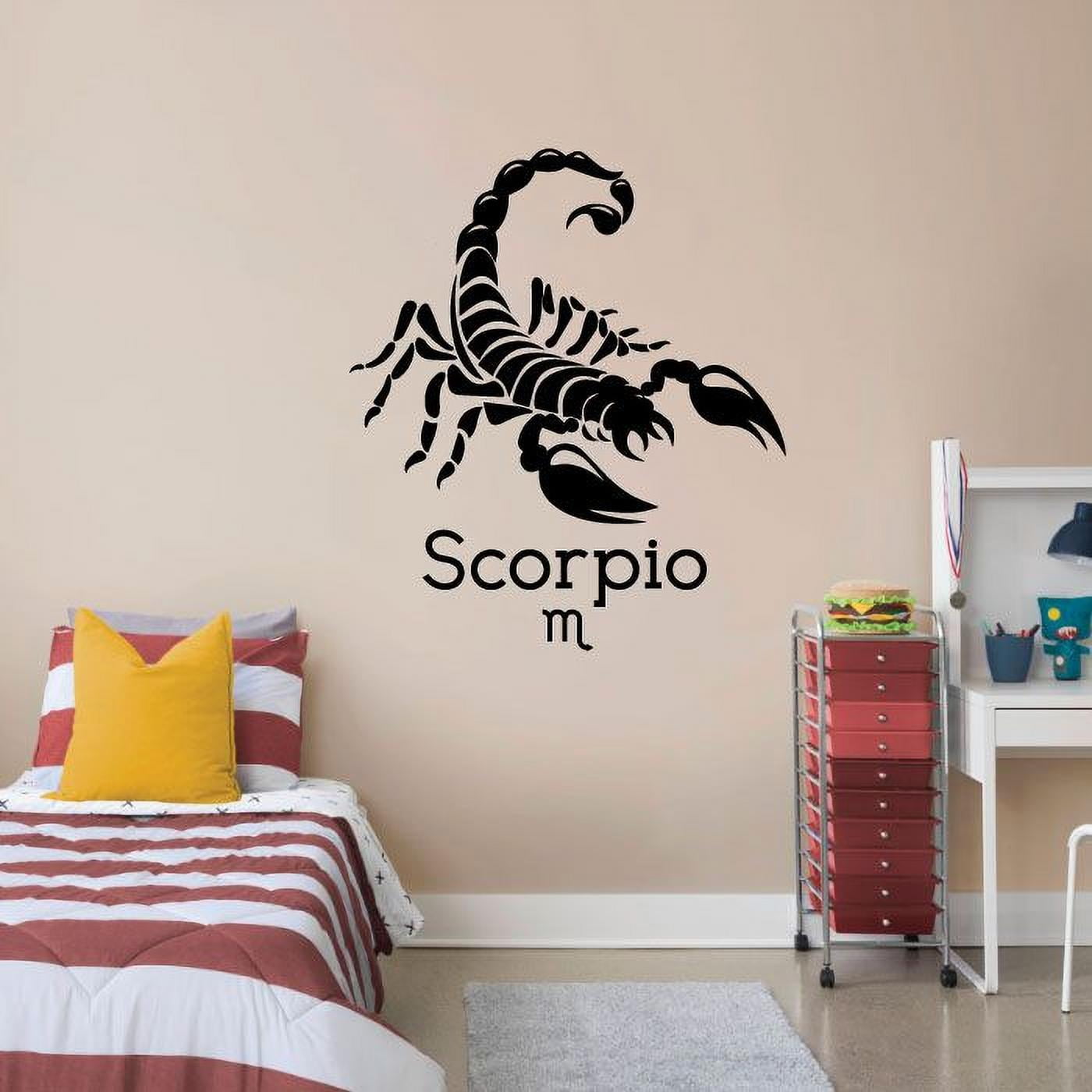 Scorpio Scorpion Symbol Silhouette Water Sign Symbol Horoscope ...