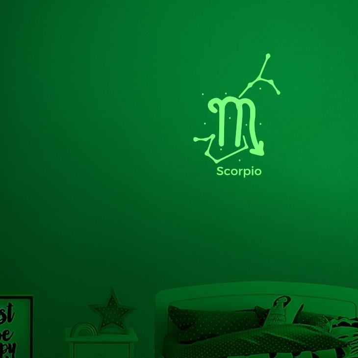 Scorpio Vinyl Decal Sticker Luminescent Neon Glow Lime Green Linked ...