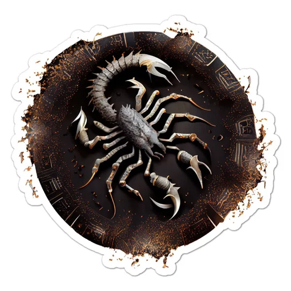 Scorpio Zodiac Astrology Sticker Indoor Outdoor Phone Decal Water ...