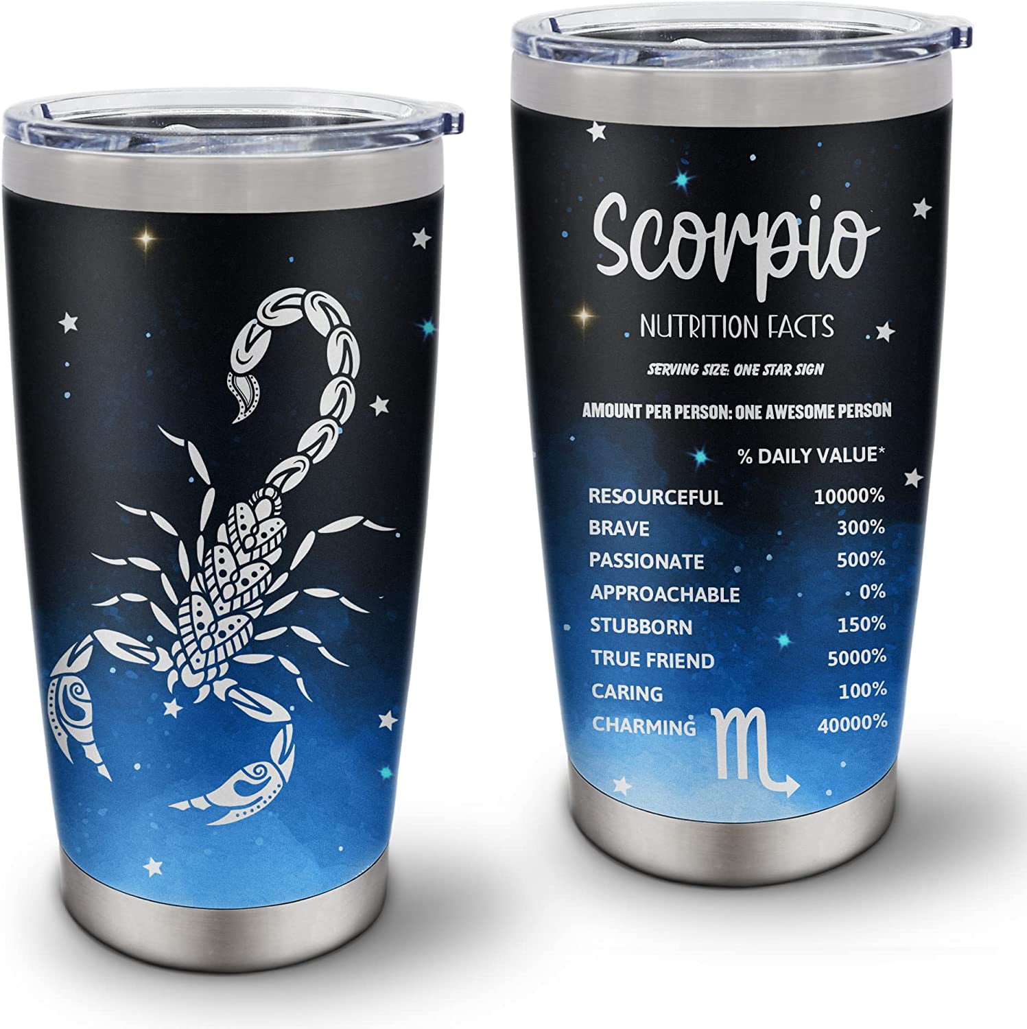 Scorpio Zodiac Gifts Coffee Tumbler - Scorpio Gifts For Women Men ...