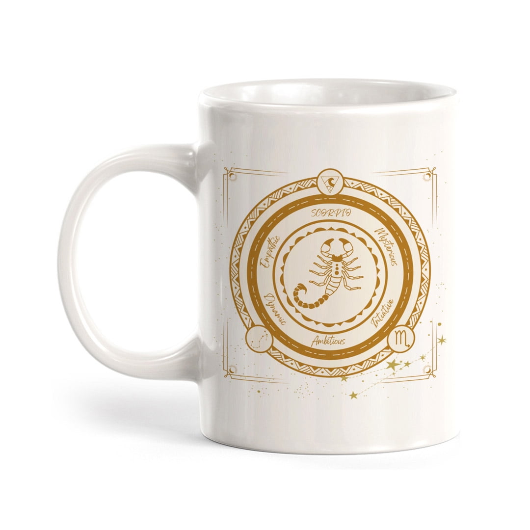 Scorpio Zodiac Sign 11oz Plastic Coffee Mug - Walmart.com