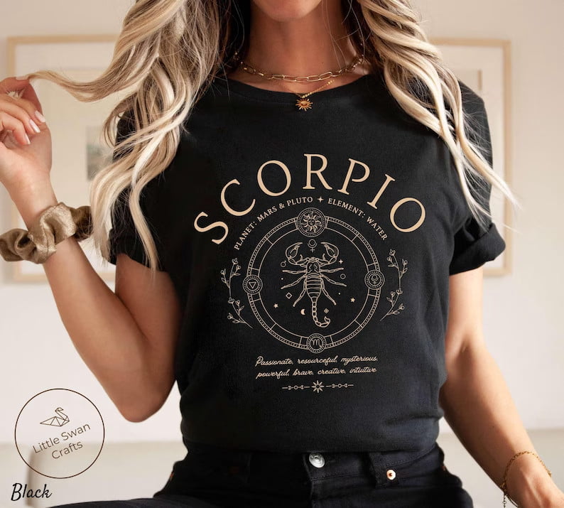 Scorpio Zodiac Sign Astrology Birthday Idea T-Shirt - Walmart.com