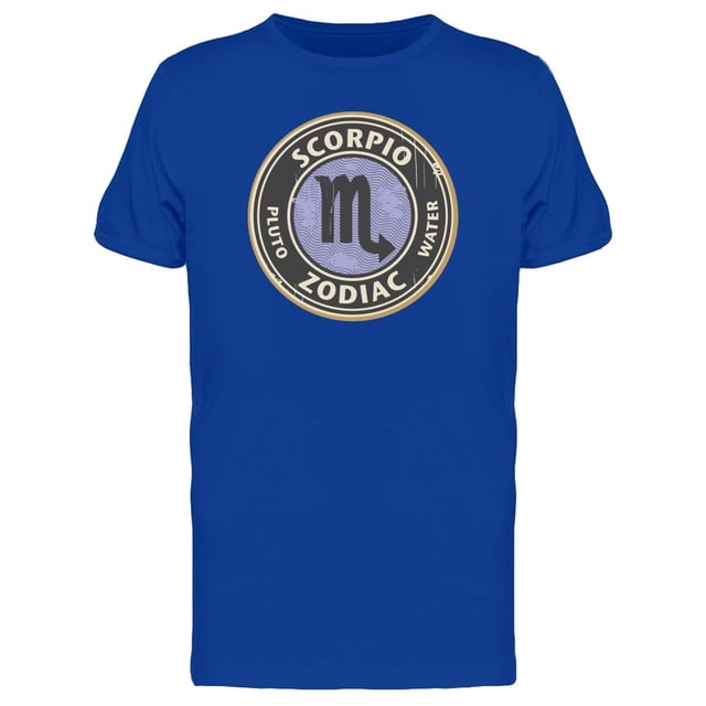 Scorpio Zodiac Symbol Tee Men's - Men T-Shirt, Small - Walmart.com