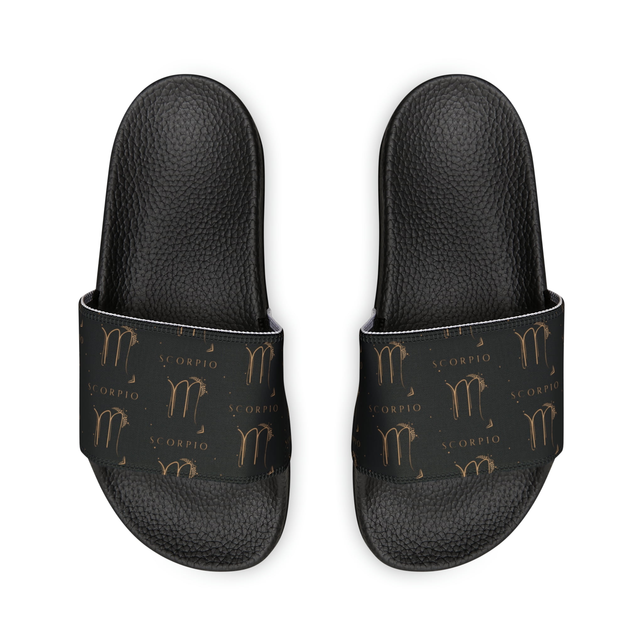 Scorpio Zodiac Symbol Women's PU Slide Sandals - Walmart.com