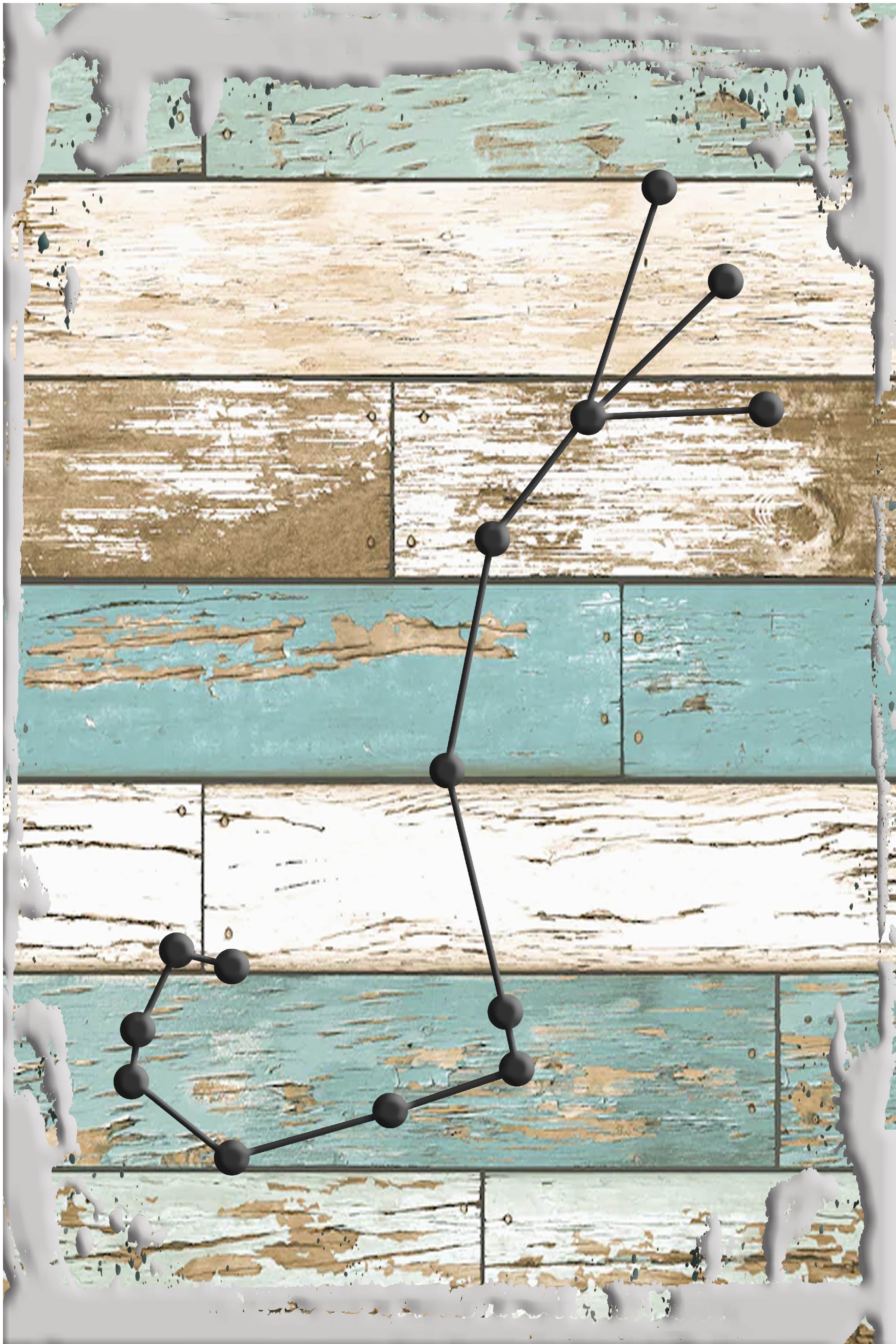 Scorpio the scorpion star map Oct 23-Nov 21 zodiac sign astronomy White ...