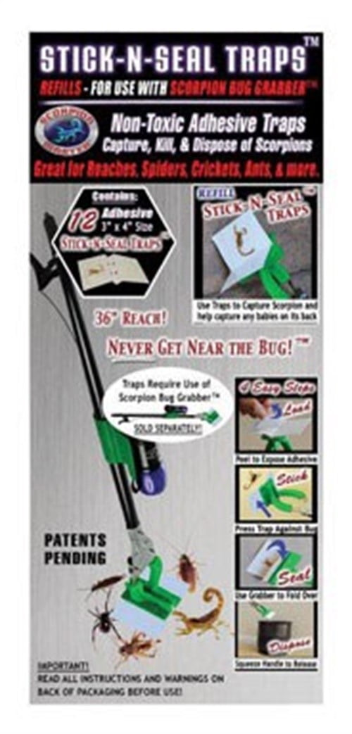 Scorpion 900227 Sticky Pad Clear Coat Master White Plastic Fly Swatter ...