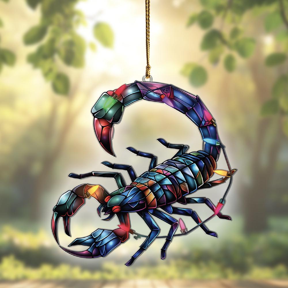 Scorpion Acrylic Suncatcher Window Hanging, Scorpion Ornaments ...