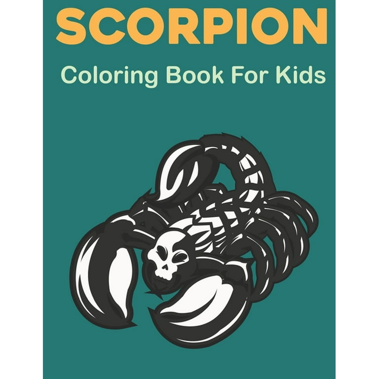 scorpion coloring book