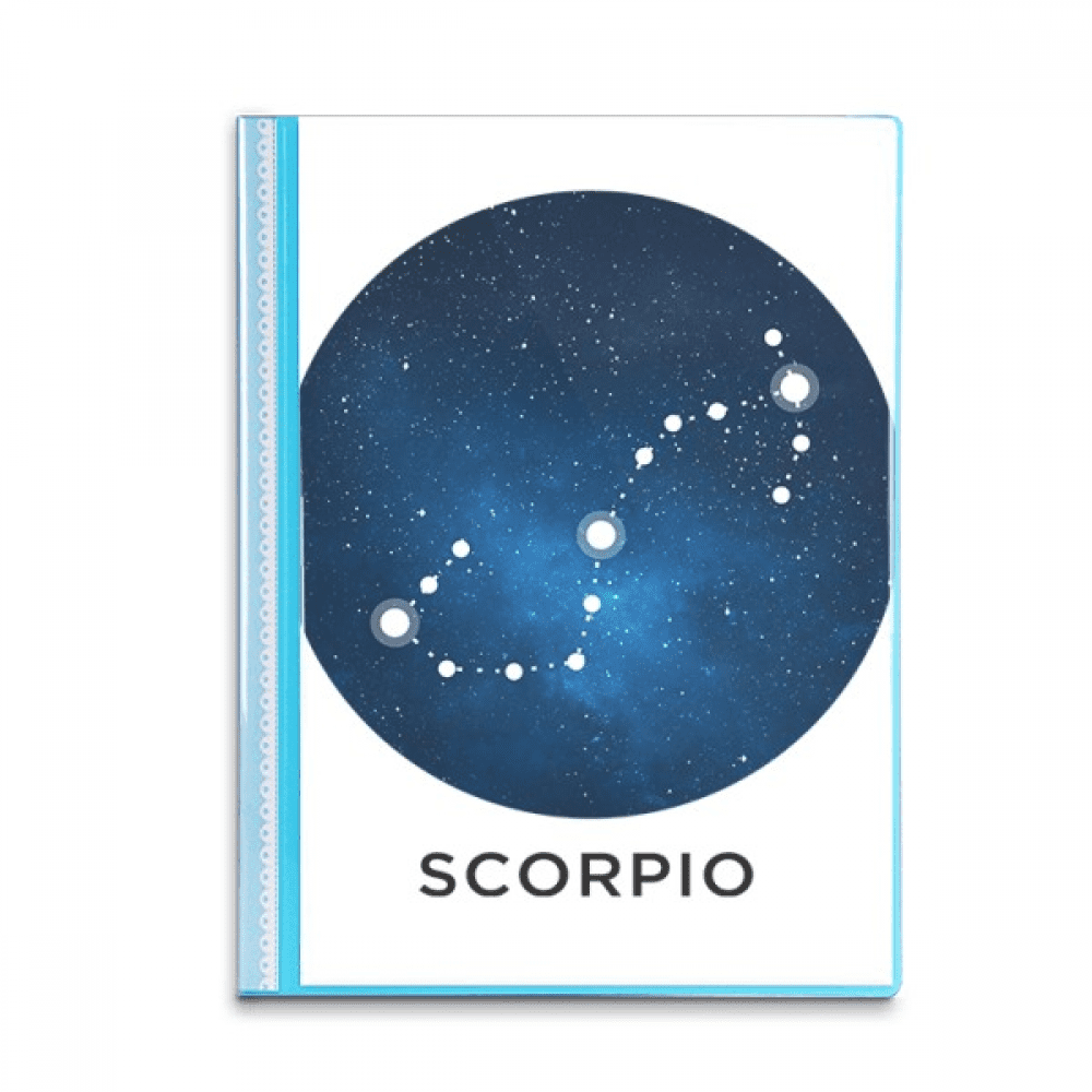Scorpion Constellation Zodiac Sign Book Sheet Protectors Portfolio ...