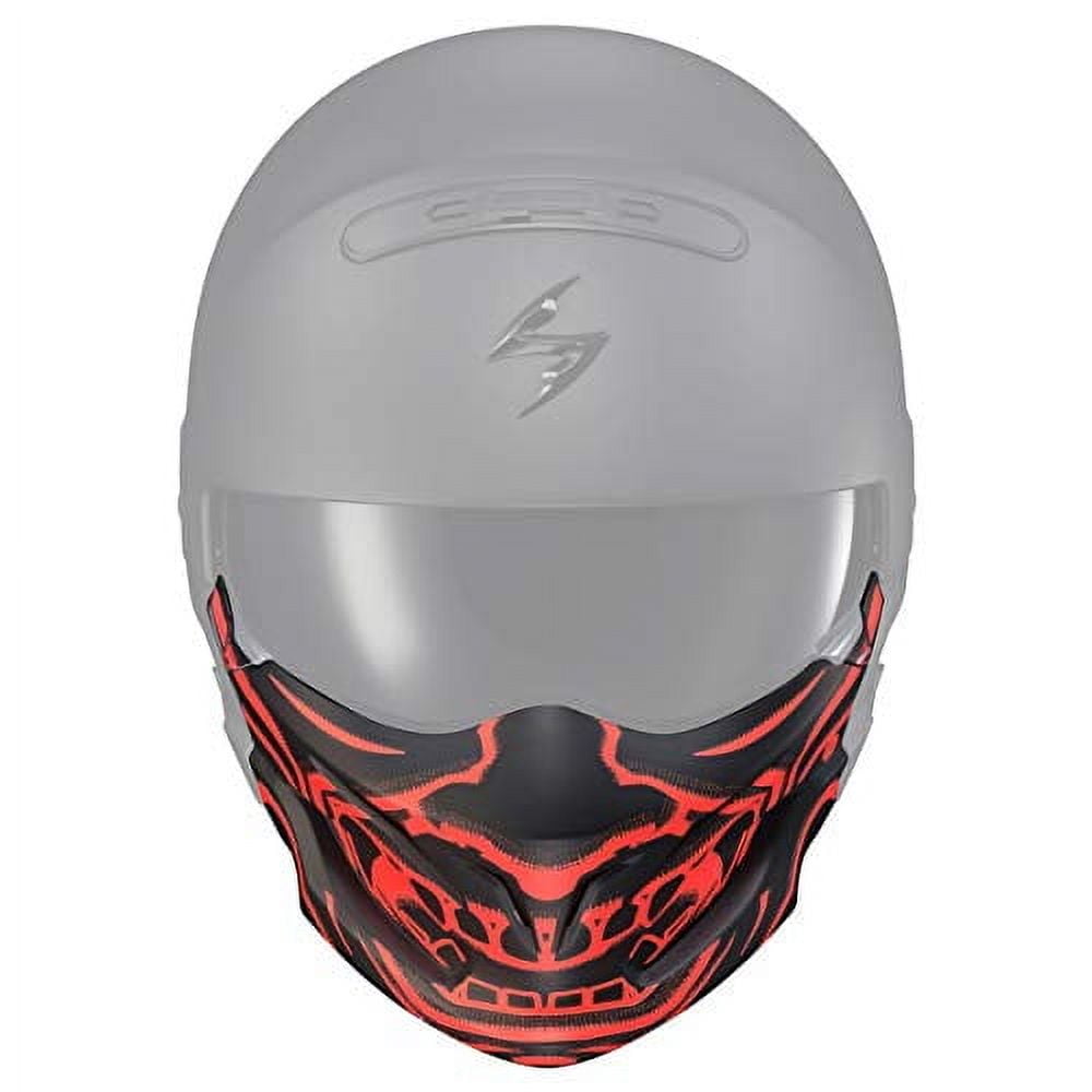 Scorpion Covert Helmet Replacement Samurai Face Mask Dark Red - Walmart.com
