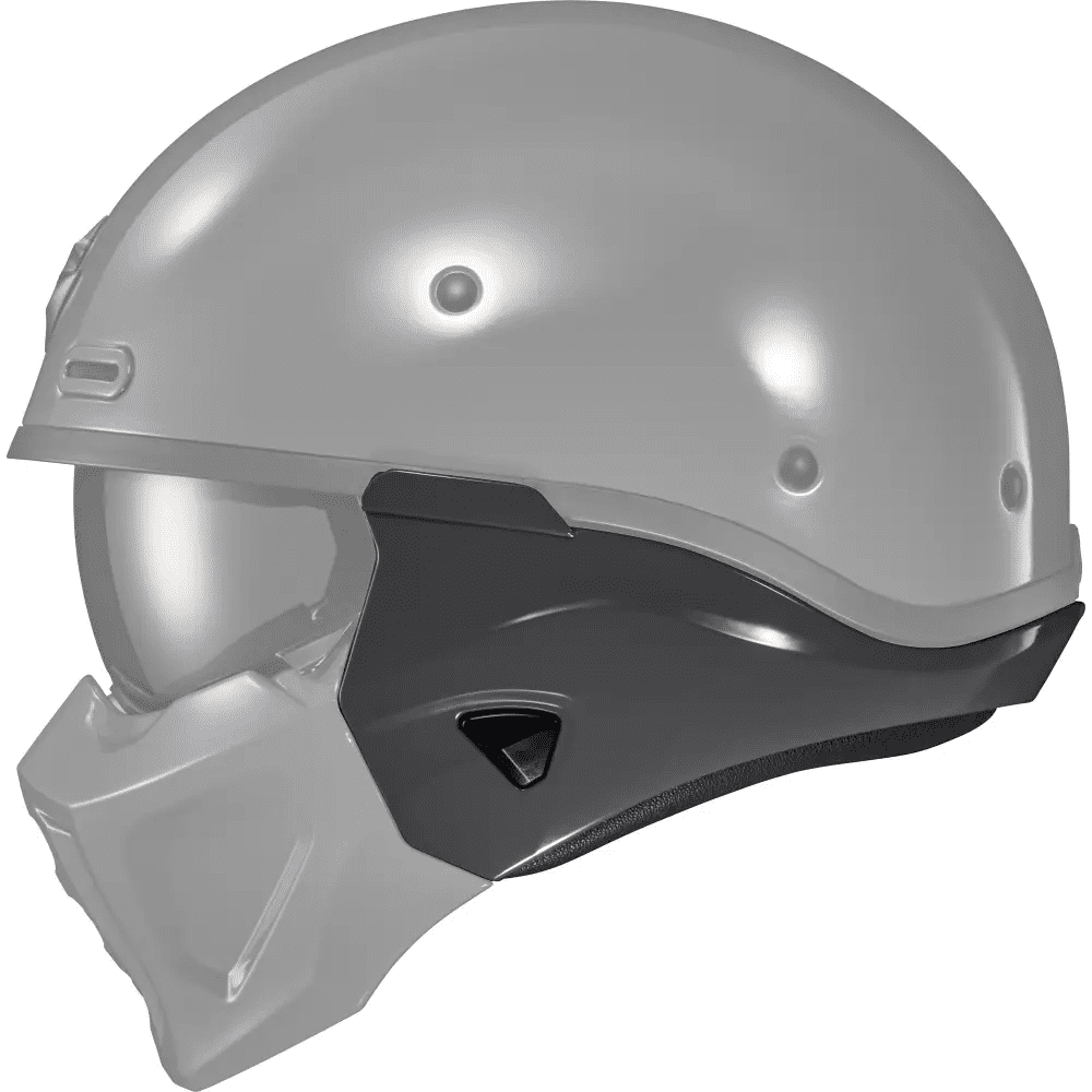 Scorpion Covert X Helmet Rear Neck Cover Cement Gray for Helmet Sizes ...