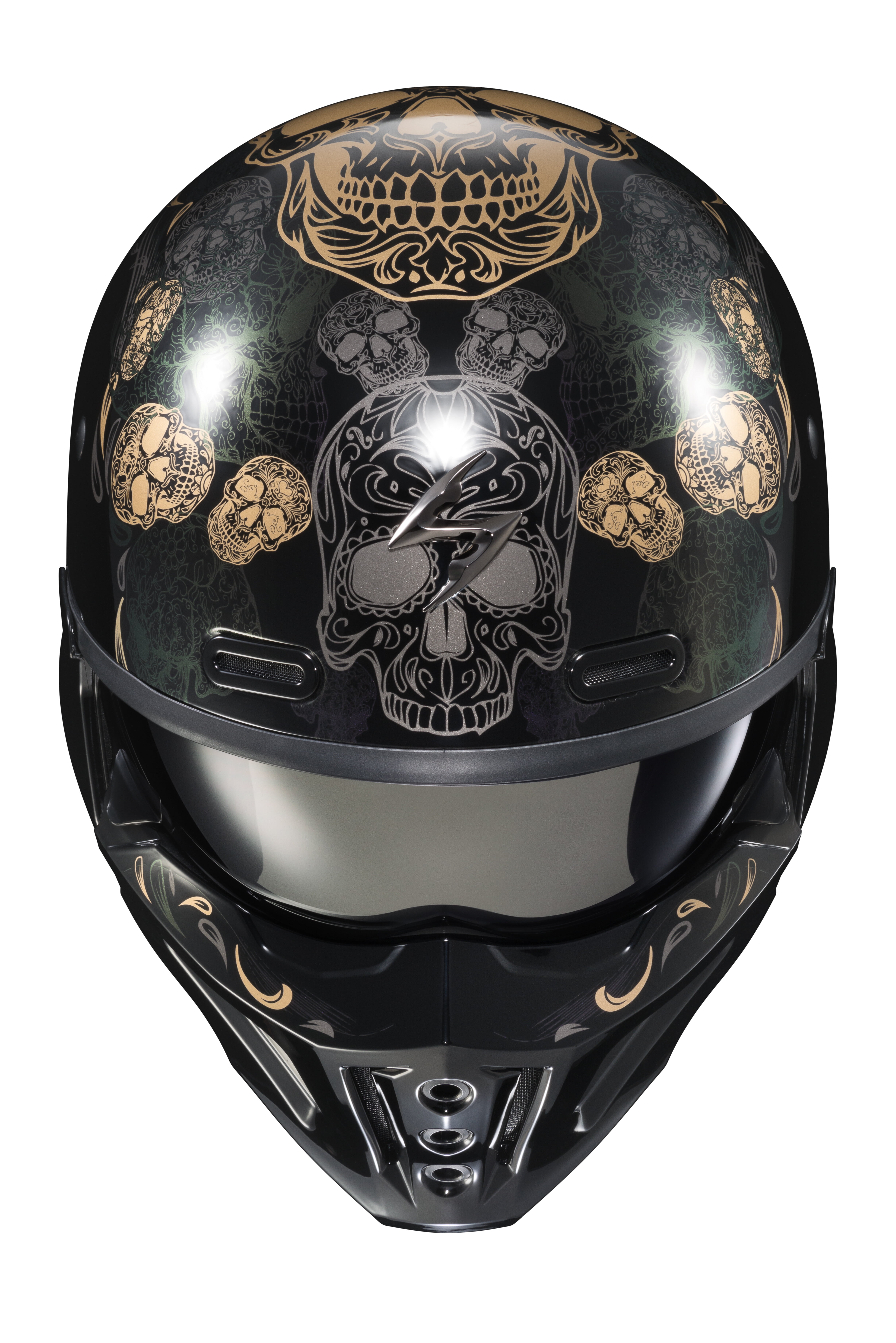 Scorpion Covert X Kalavera Open Face Motorcycle Helmet Black XL ...