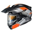 Scorpion EXO-AT950 Zec Snow Helmet w/Electric Heated Shield Orange SM ...