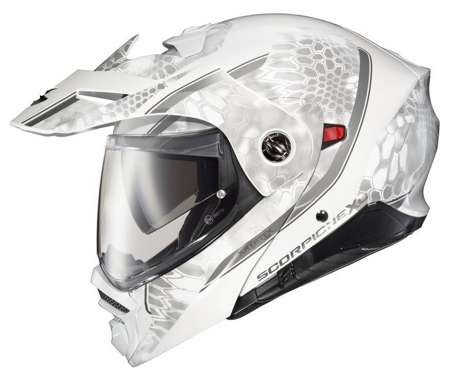 Scorpion EXO-AT960 Krytek Modular DS Motorcycle Helmet Wraith 3XL ...