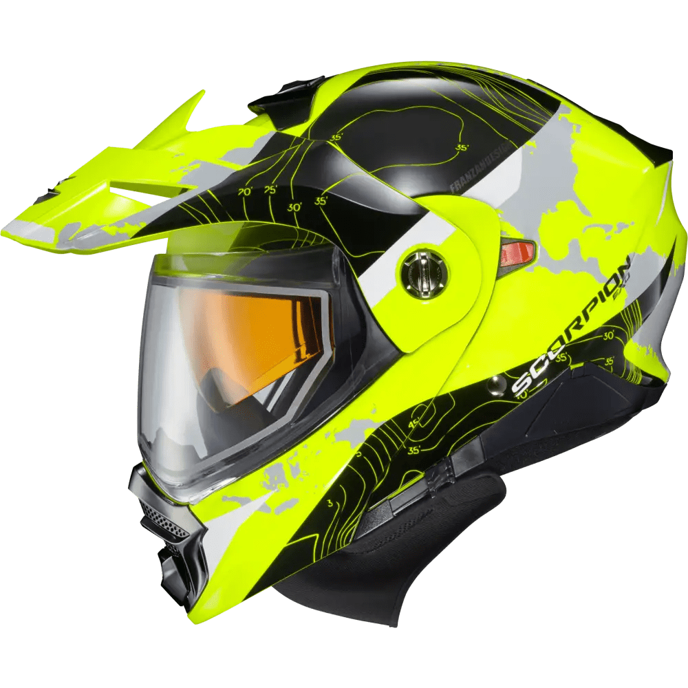 Scorpion EXO-AT960 Topography Modular Snow Helmet w/Dual Pane Shield Hi ...