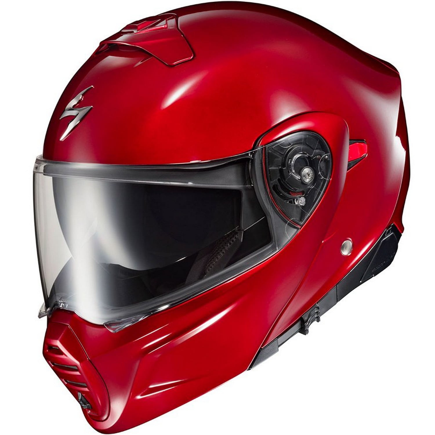 Scorpion EXO-GT930 Transformer Modular Motorcycle Helmet Black/Cherry ...