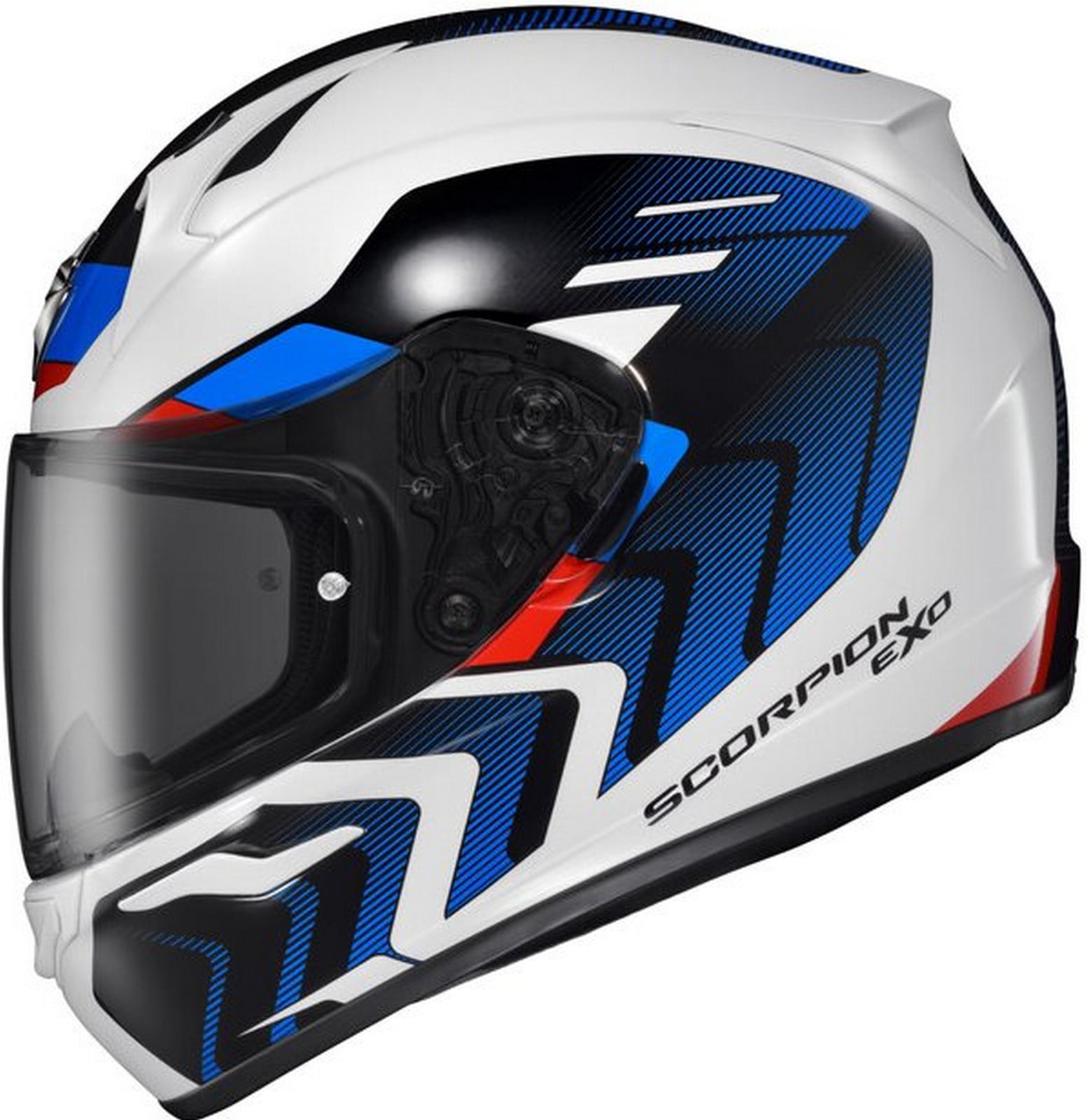 Scorpion EXO-R320 Alchemy Motorcycle Helmet White/Blue/Red LG - Walmart.com