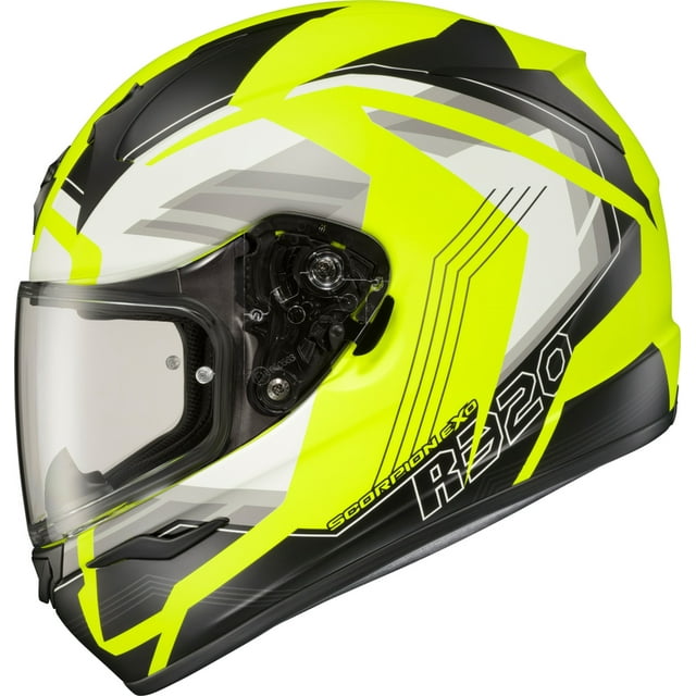 Scorpion EXO-R320 Hudson Motorcycle Helmet Hi-Viz MD - Walmart.com