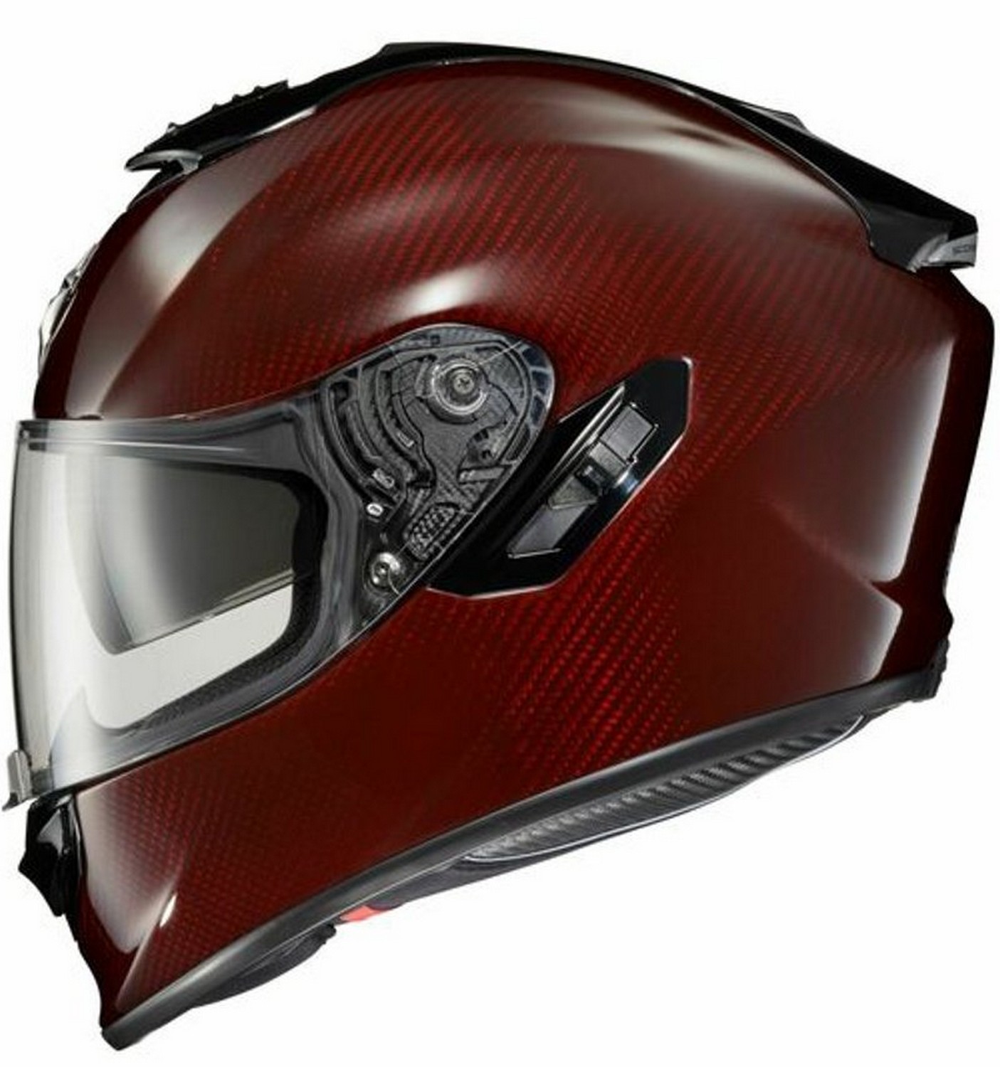 Scorpion EXO-ST1400 Full Face Carbon Cool Motorcycle Helmet, Red, LG ...