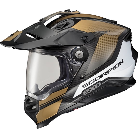 Scorpion EXO-XT9000 Carbon Trailhead Dual Sport Helmet Matte Gold XXL ...