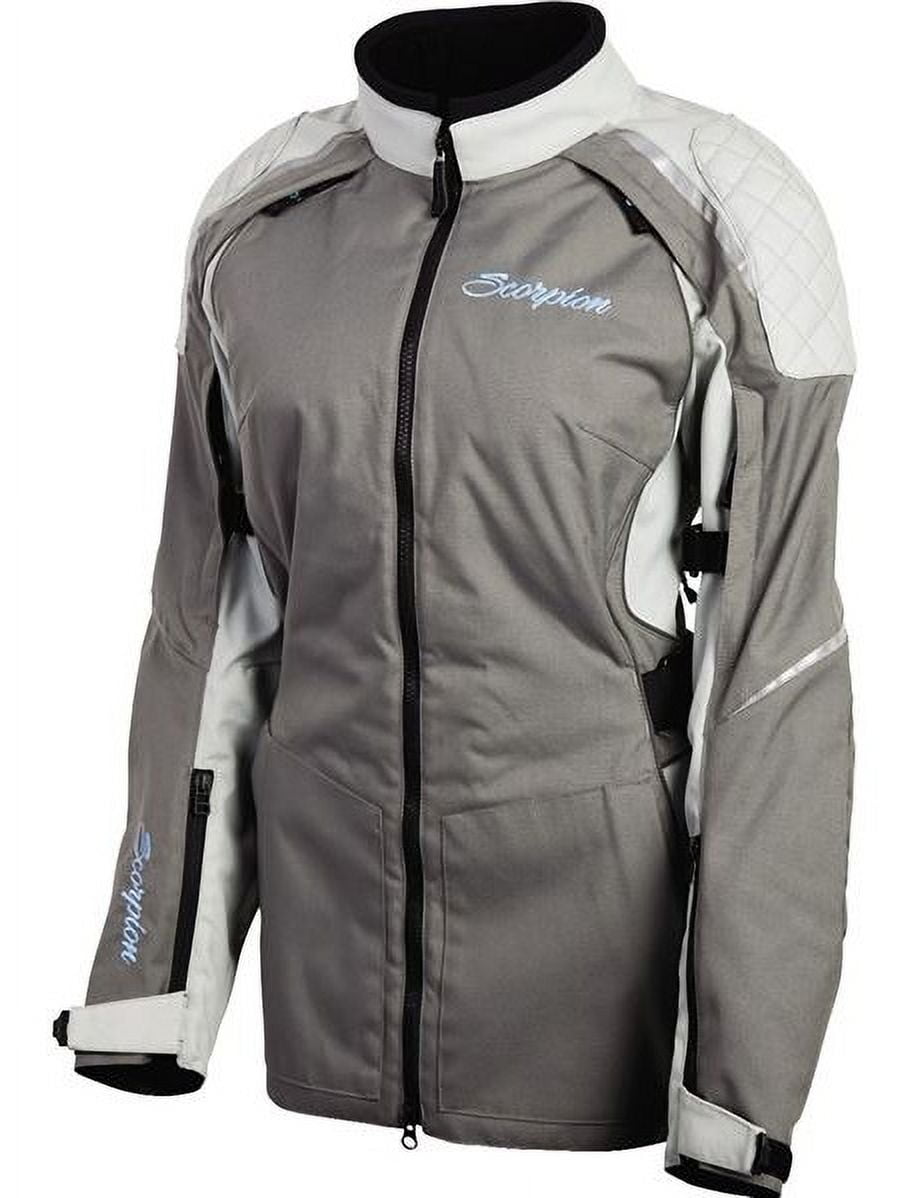 Scorpion EXO Zion Women's Textile Motorcycle Jacket - Grey/Charcoal ...