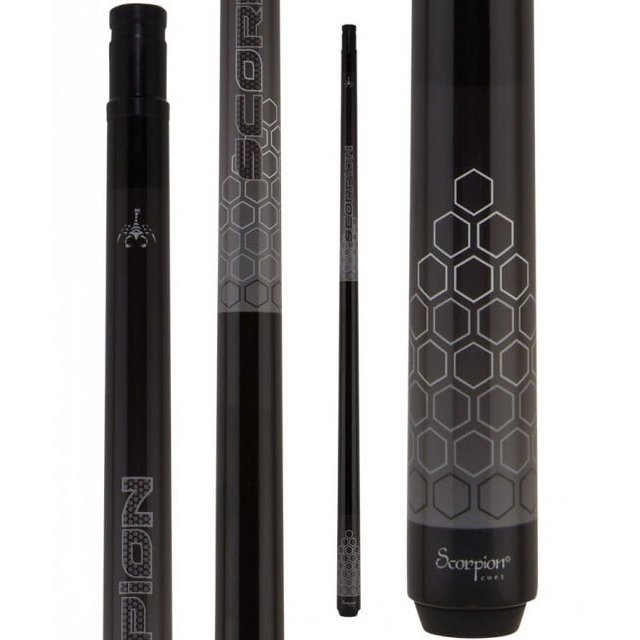 Scorpion HD-Tech SCO116 Pool Cue - Wooden Shaft - 21oz - Walmart.com