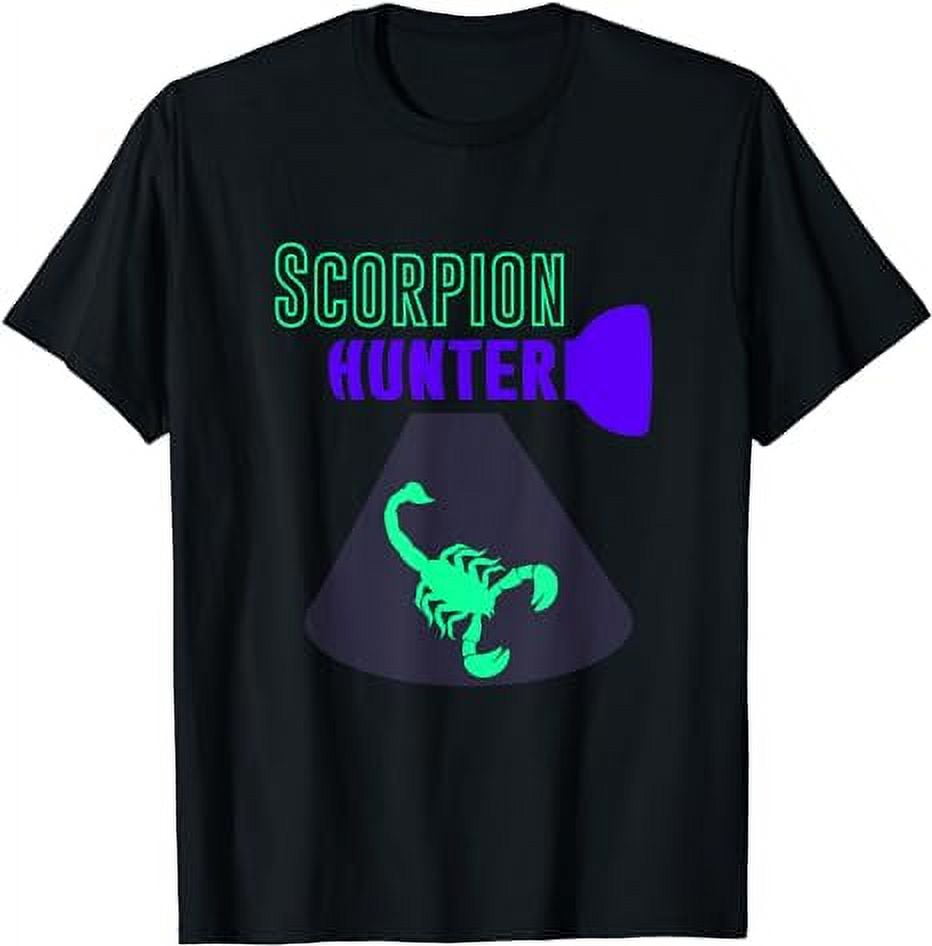 Scorpion Hunting, Black Light Scorpion Hunter T-Shirt - Walmart.com
