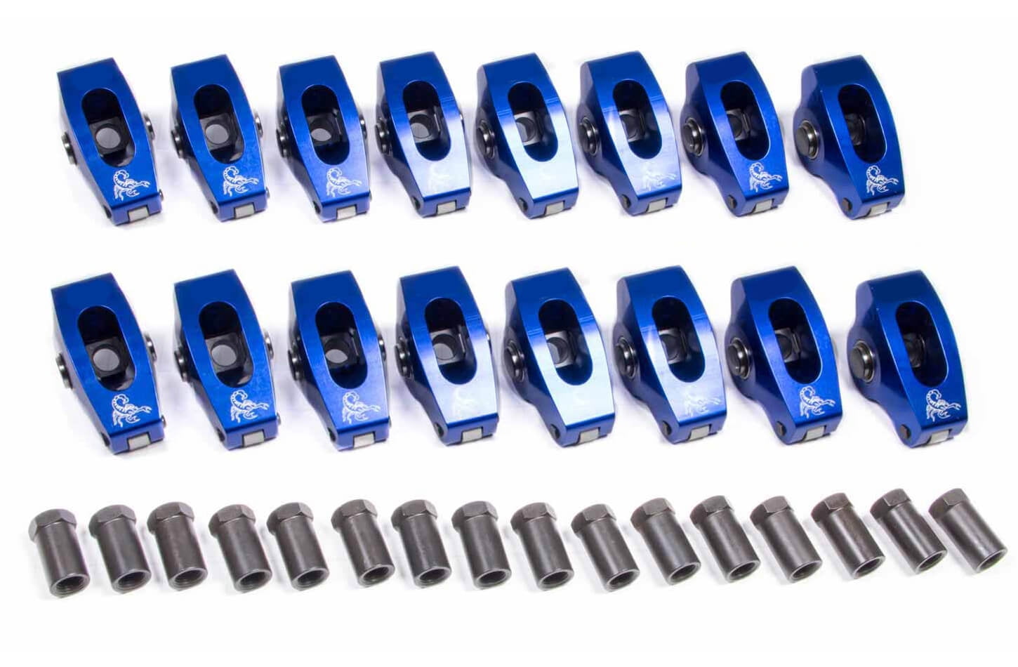 Scorpion Racing Products SBC Roller Rocker Arms 1.5/1.6 Ratio 7/16 Stud ...