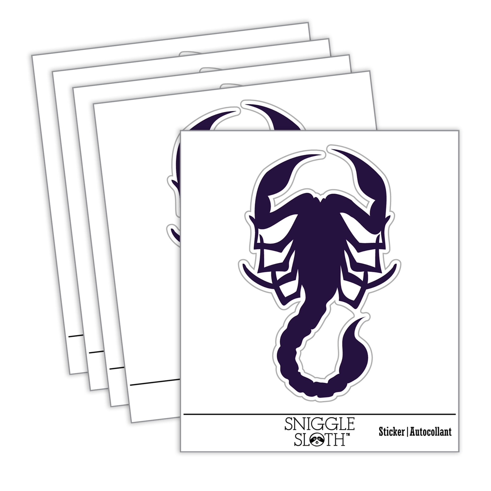 Scorpion Silhouette Car Window Bumper Water Bottle Phone Tablet Laptop ...