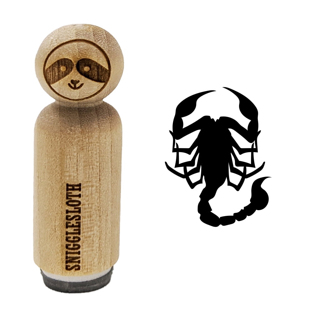 Scorpion Silhouette Rubber Stamp for Scrapbooking Crafting Stamping ...