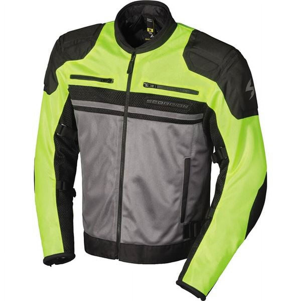 Scorpion EXO Vortex Air HiViz Vntd Txtle Motorcycle Jacket - HiViz/Grey ...