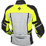 Scorpion Yosemite Mens Textile Motorcycle Jacket Hi-Viz Yellow/Black ...
