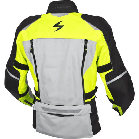 Scorpion Yosemite Mens Textile Motorcycle Jacket Hi-Viz Yellow/Black ...