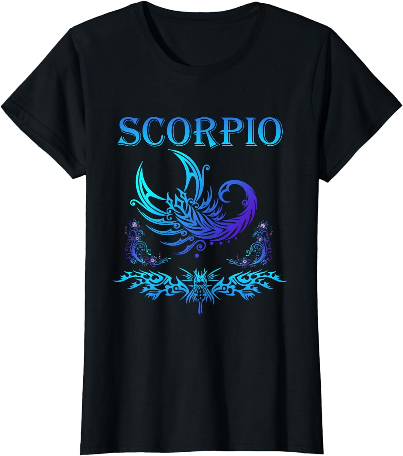 Scorpion Zodiac Sign Symbol Horoscope Scorpio T-Shirt - Walmart.com