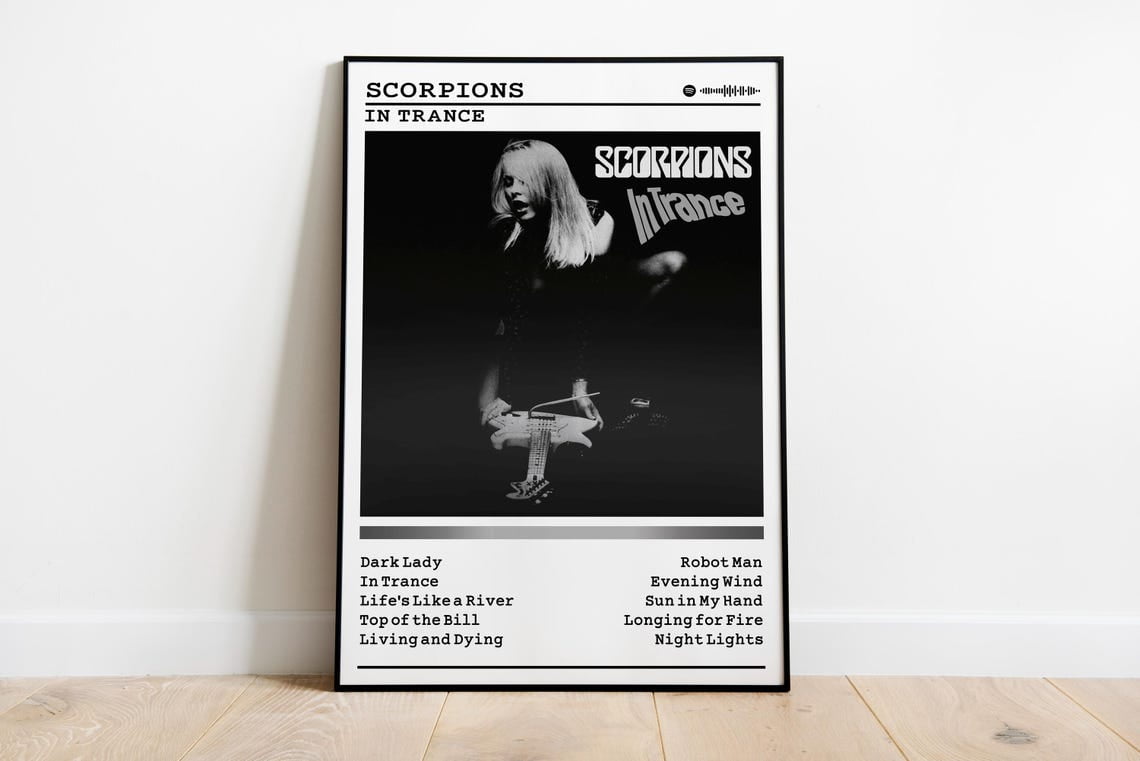 Scorpions, In Trance, Album Prints, Wall Decor S, Album Cover, Rock ...