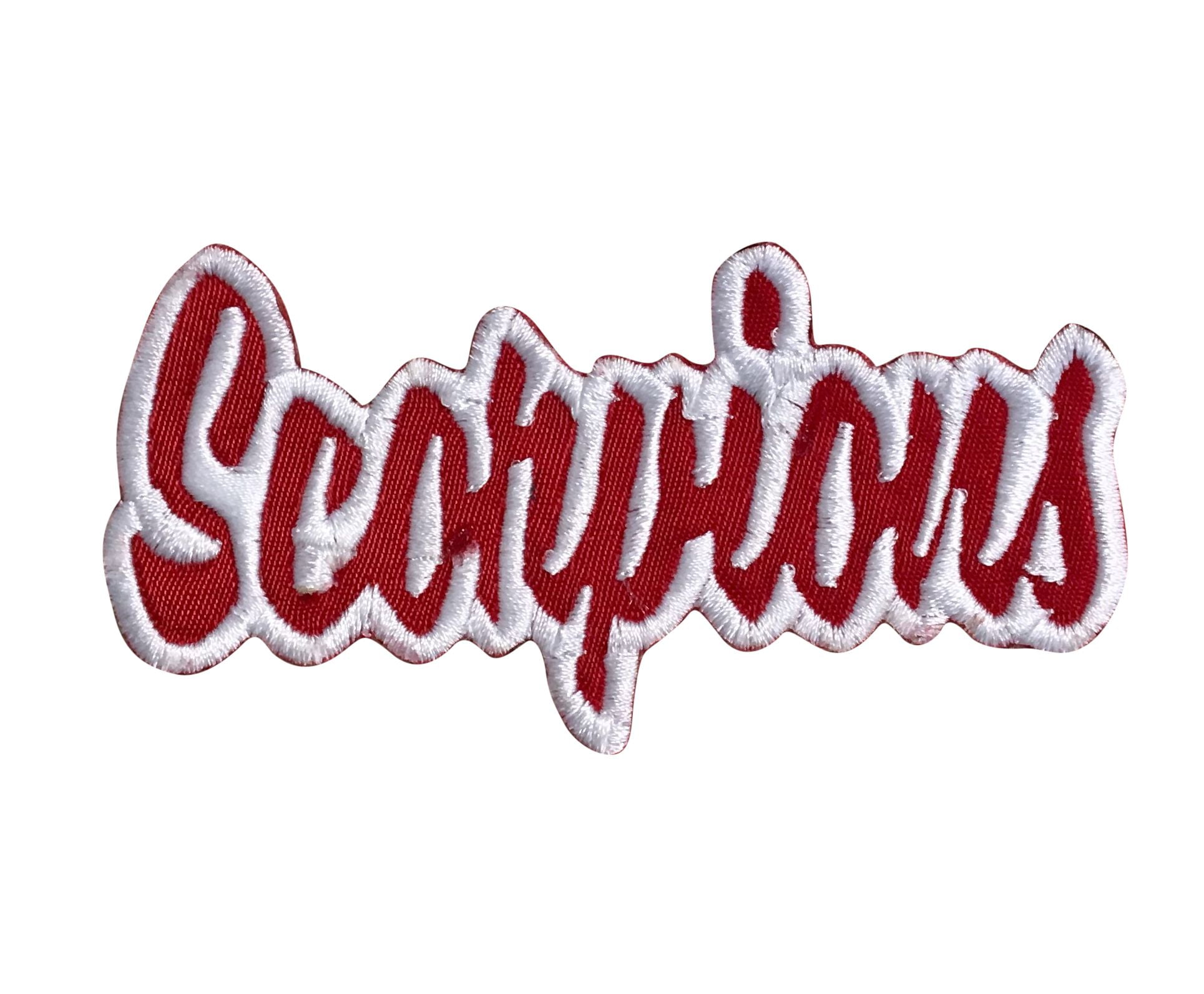 Scorpions - Red/White - Team Mascot - Words/Names - Iron on Applique ...