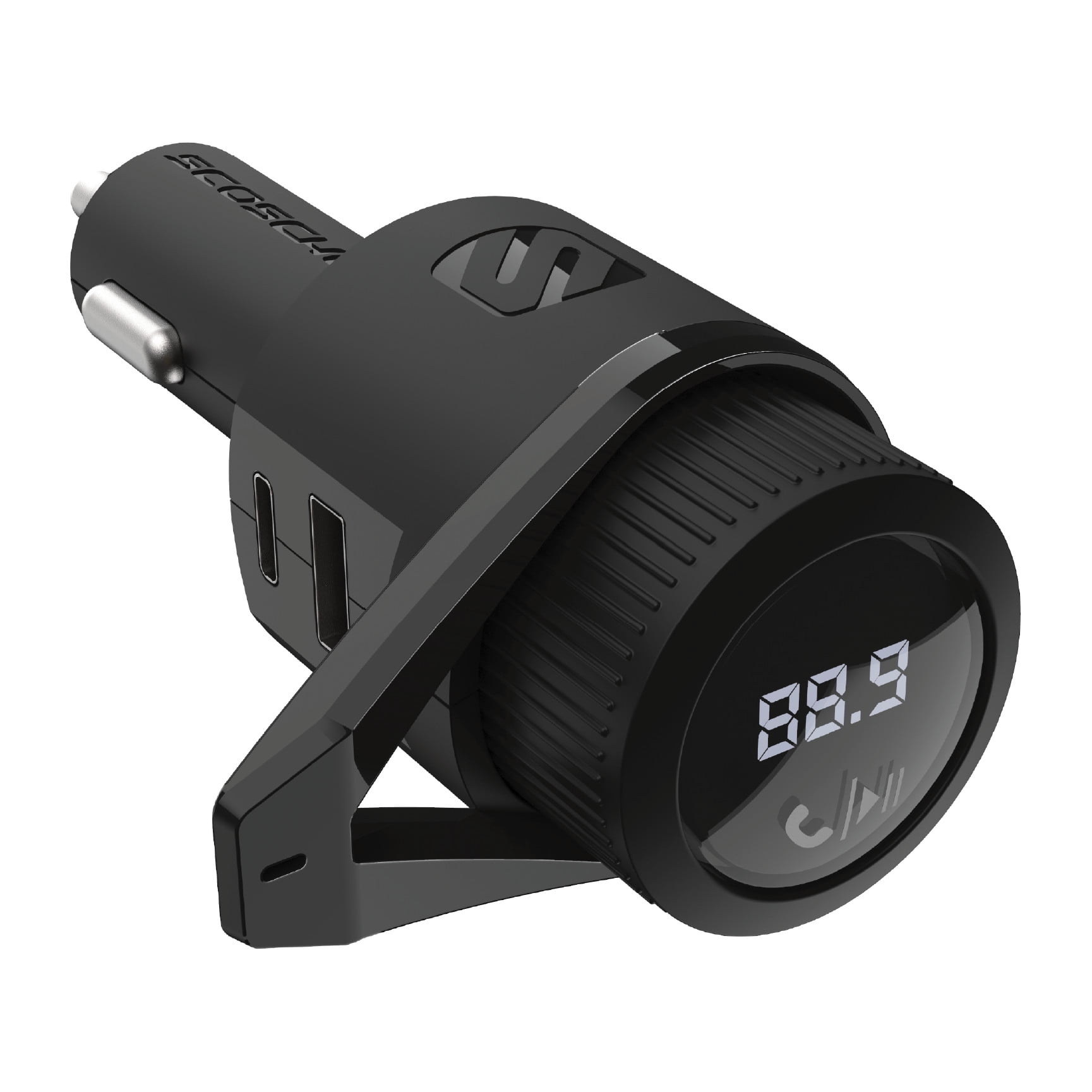 Scosche BTFM9-XCES0 Wireless FM Transmitter w/ Dual 12W USB-C & USB-A ...