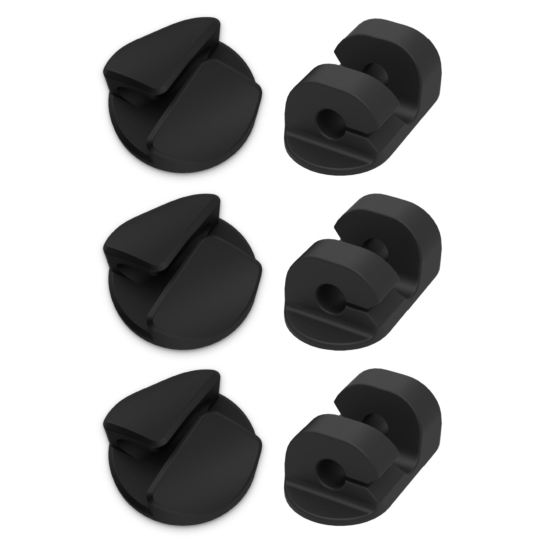 Scosche CMAA2R-6PKRP 6 Pack Adhesive Cable Management Clip Kit Cord ...