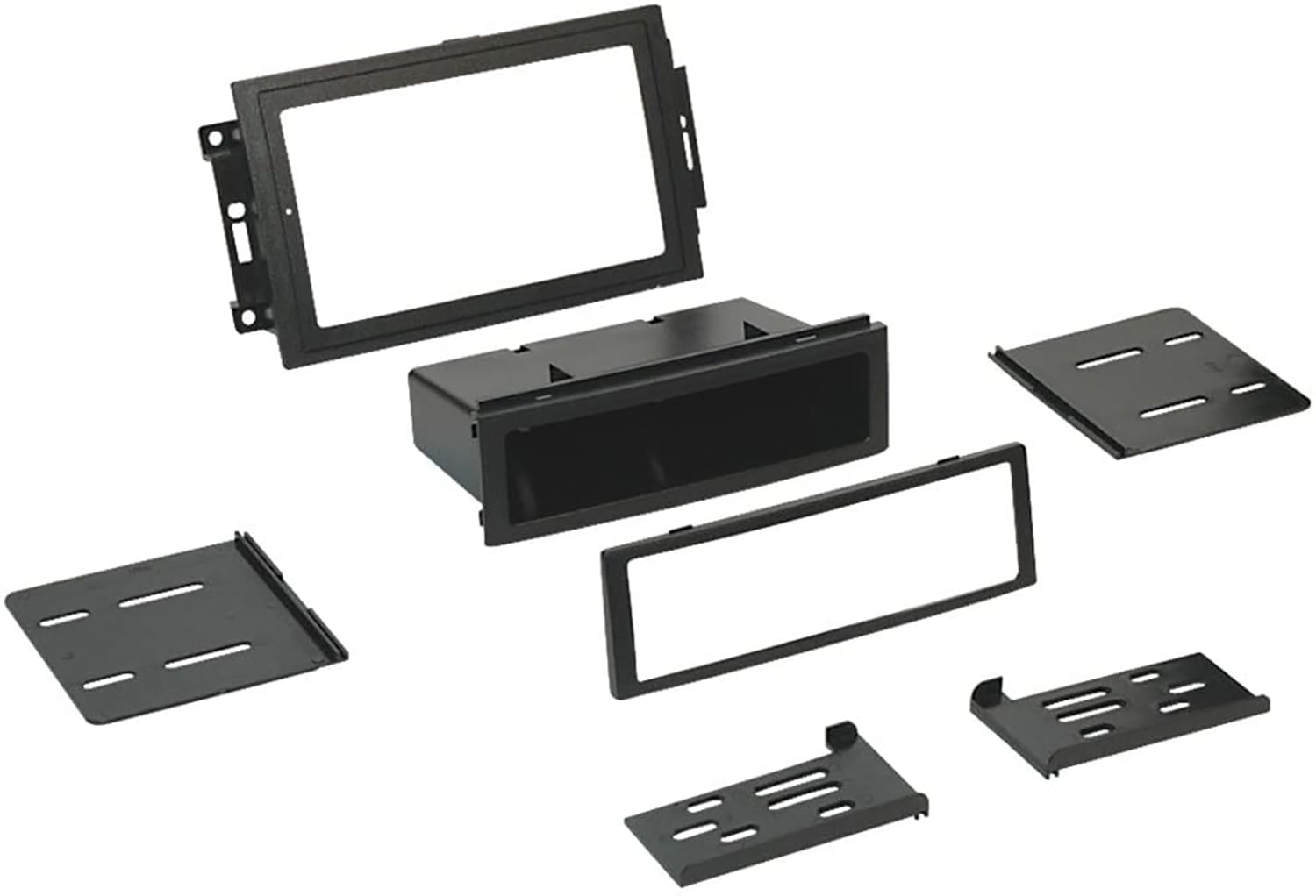 Scosche CR1289B ISO Double DIN & DIN + Pocket Dash Kit Comp.W/ 05-08 ...