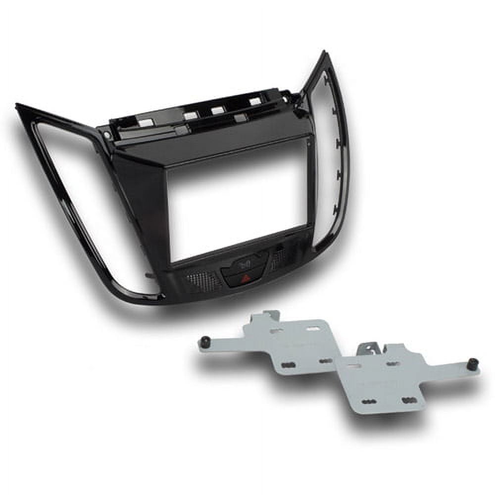 Scosche FD6203B ISO Double DIN Dash Kit, non-Nav Compatible with 2013 ...