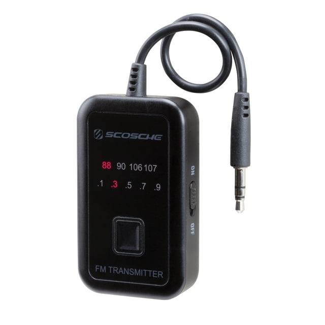 Scosche FMT5 Battery Powered FM Transmitter with 20 Presets - Walmart.com