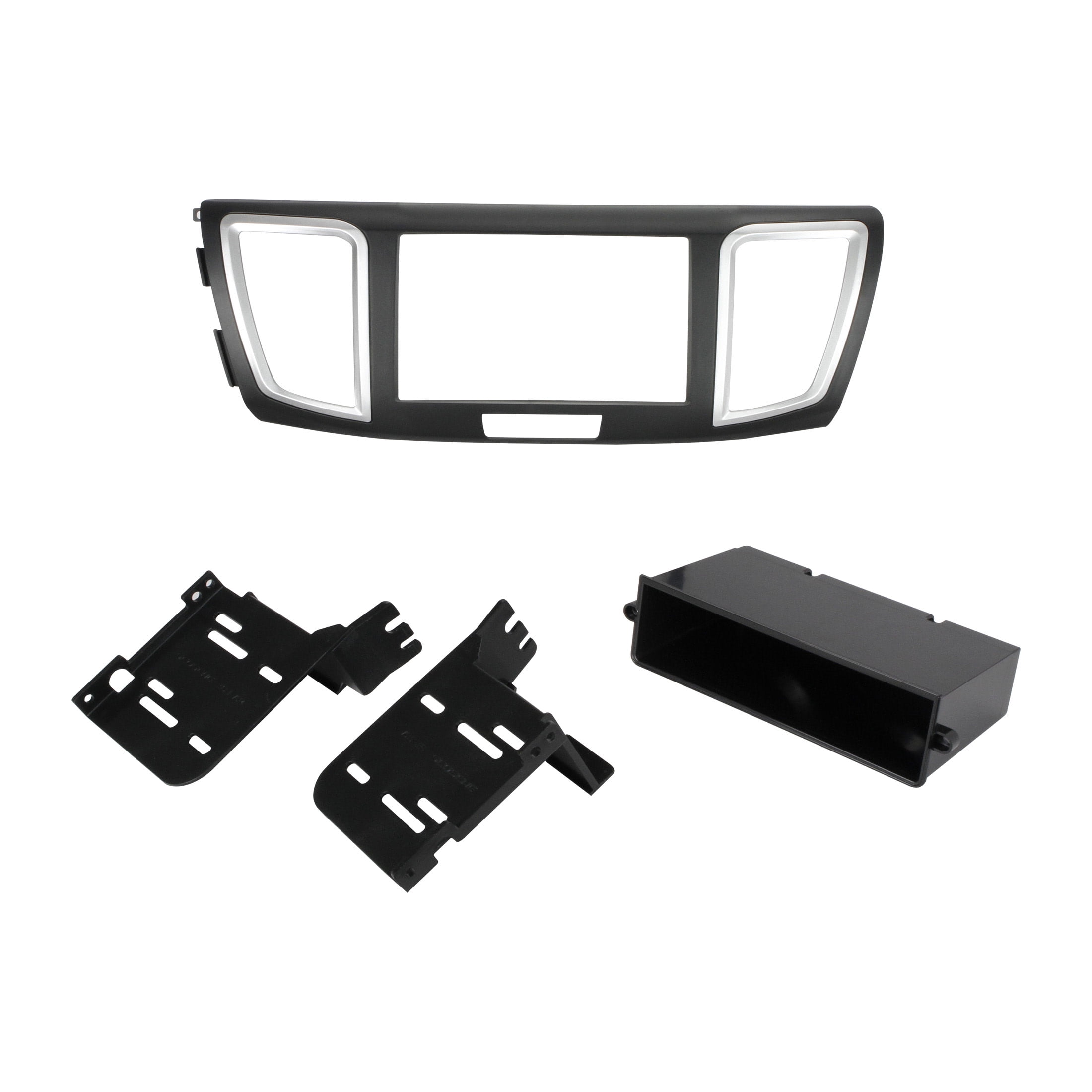 Scosche HA1717B Double or Single DIN + Pocket Radio Dash Kit Compatible ...