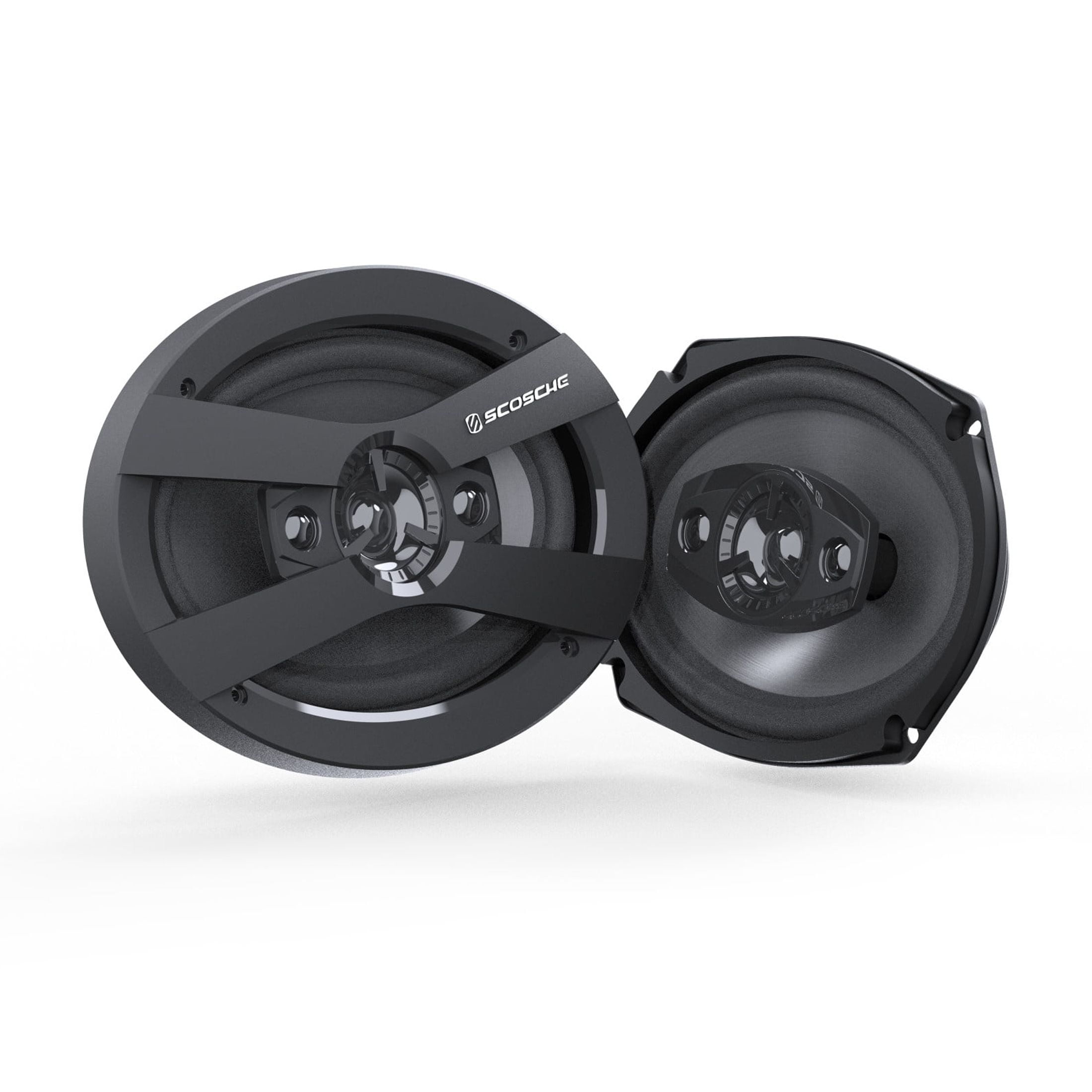 Scosche HD6904A-WM1SD 6x9" Multi-Fit HD Coaxial 4-Way 300 Watt Peak Car ...