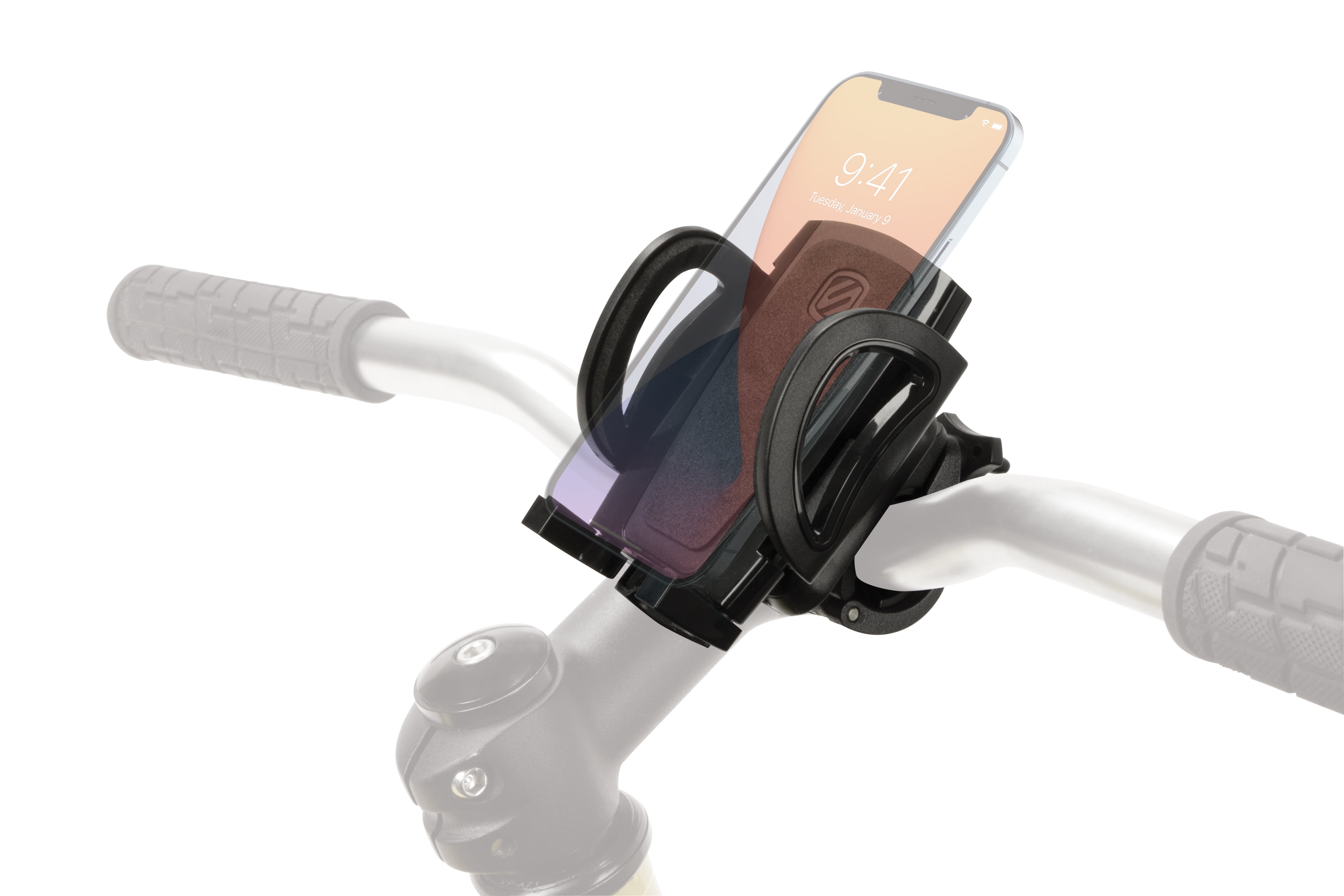 Scosche HFBM01-SP Handleit Handlebar Bike Mount W/ Universal Holder ...